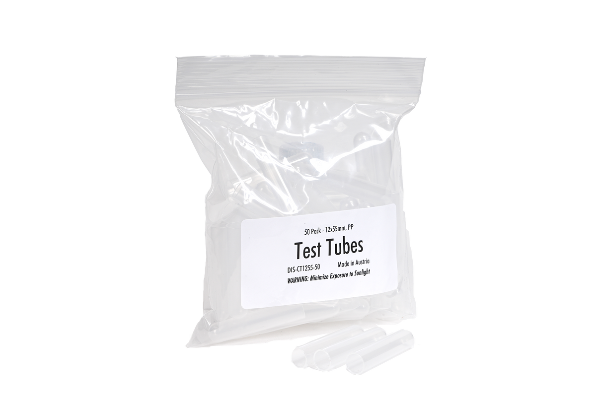 Test Tube, 12x55mm, PP, 50 Pack – Bell Performance
