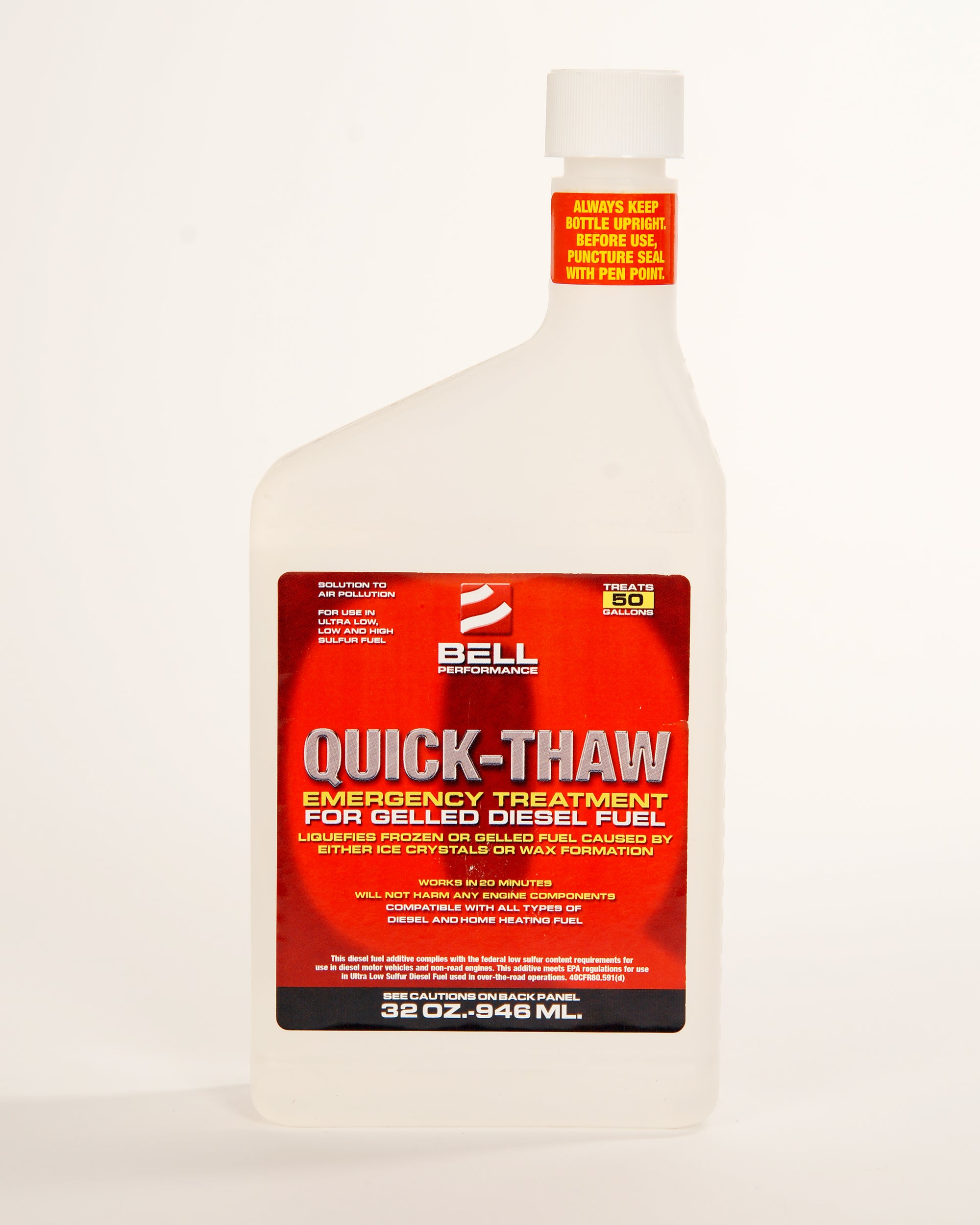 Fix Gelled Diesel - Thaw Diesel Fuel - 32 oz. Bottle | Bell Performance